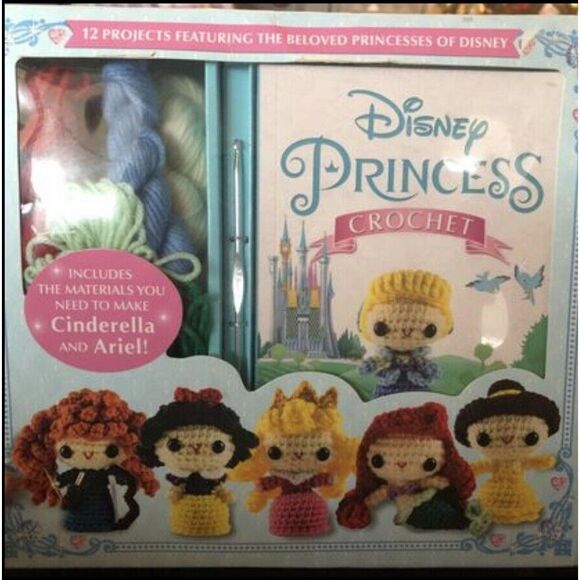 Disney | Office | Disney Princess Crochet Kit 2 Project New Open Box ...